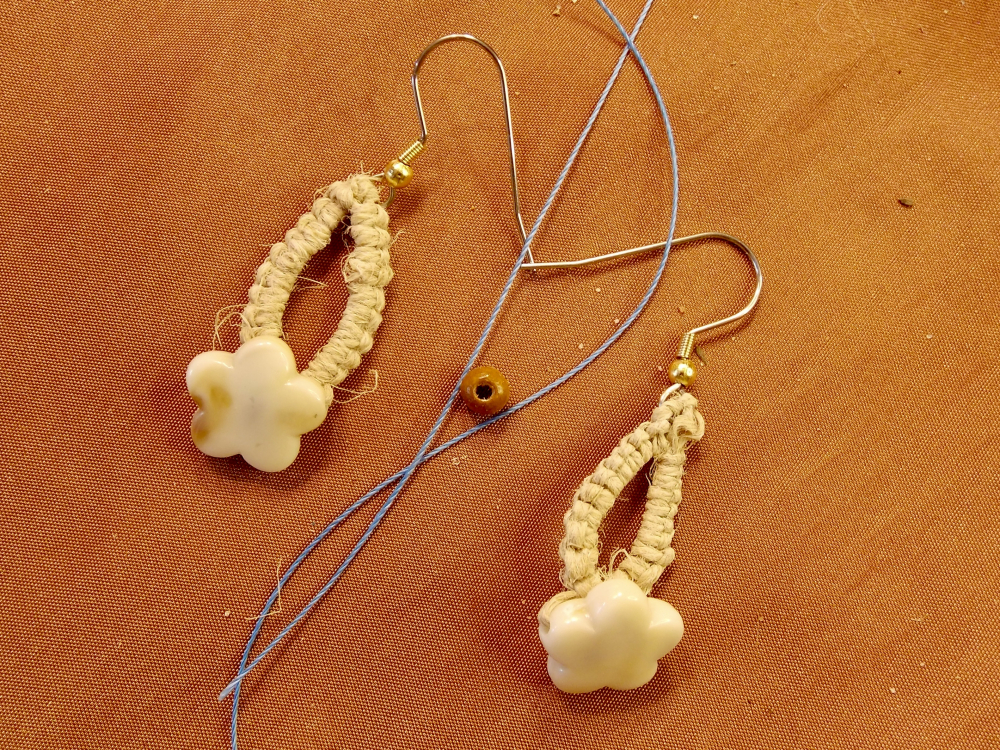 "Tidepetal" Tatted Lace Earrings | A Knotted Life Jewelry